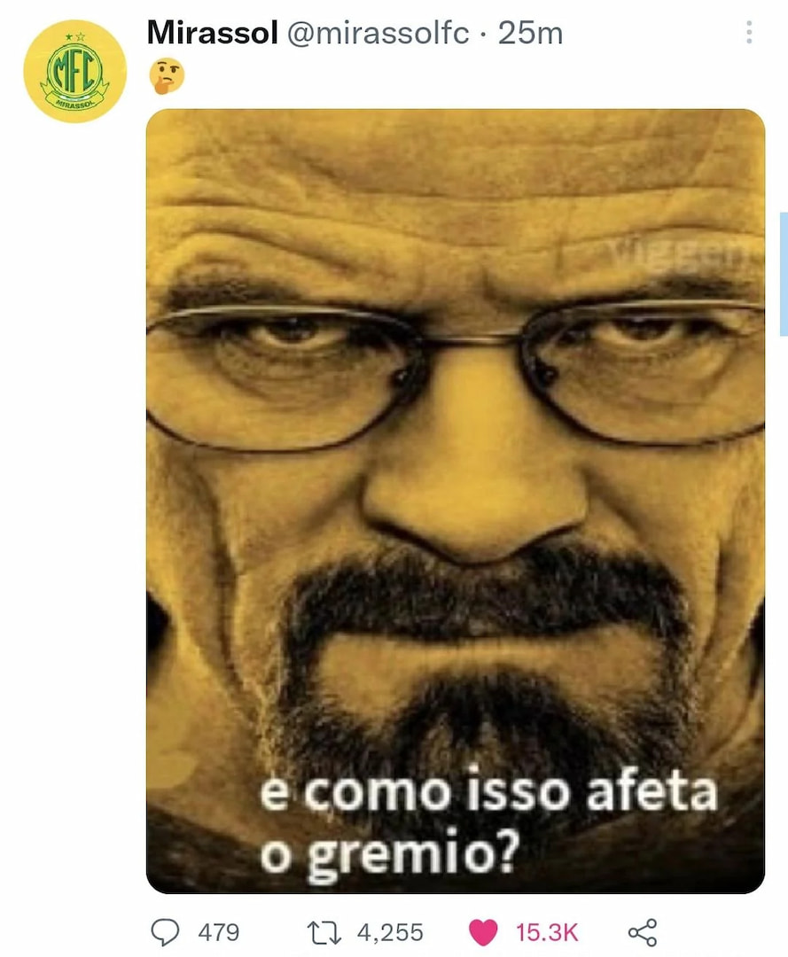 Como isso afeta o Grêmio? Entenda a origem do meme